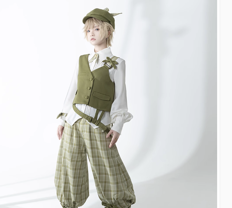 Princess Chronicles~Secret Morning Paper~Ouji Lolita Shirt and Matcha ...