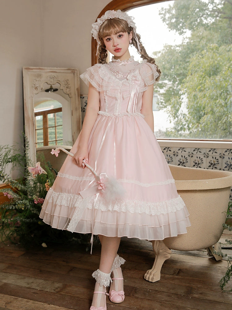 Mademoiselle Pearl~Confession under the Sakura Tree~Sweet Lolita Pink ...